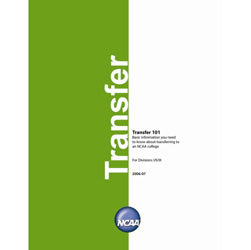 2006-07 Transfer Guide – NCAA Publications