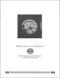 Research — 93-08 Major Findings from the NCAA Division II Academic Per ...